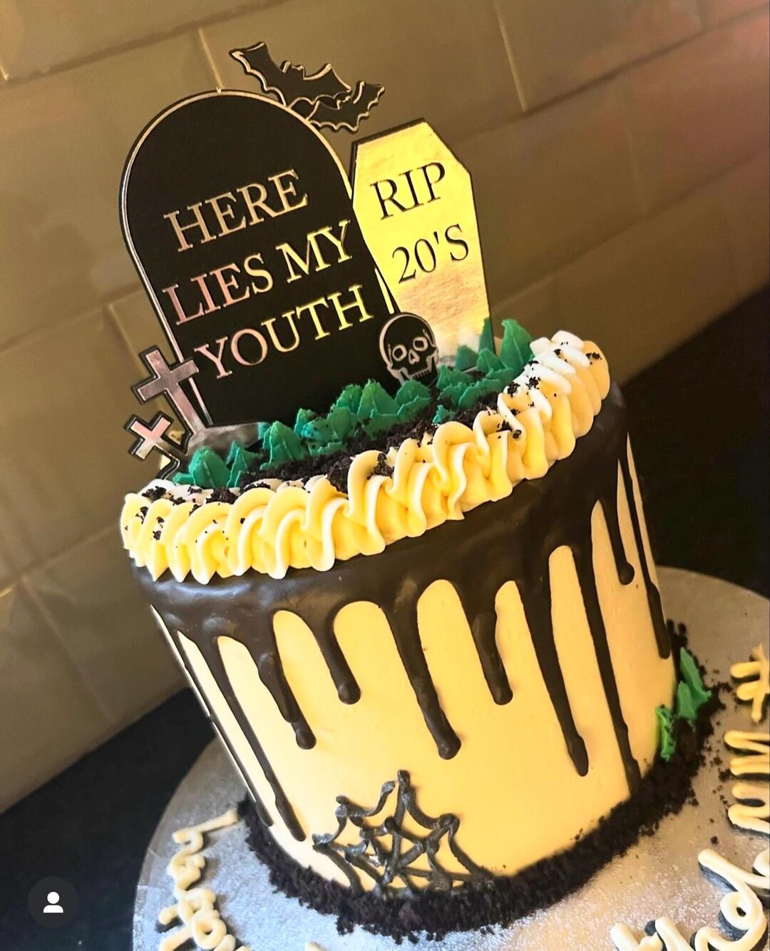 RIP to My 20's/30's/40's/50's/60's Birthday Cake Topper - Etsy