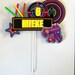 Laser Tag Cake Topper - Etsy