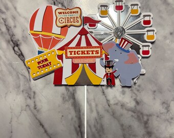 Circus Cake Topper - Etsy