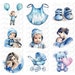 Watercolor Baby Shower Clipart - Cute Images for Baby Shower - It's a ...