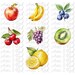Watercolor Fruits Clipart - Cute Fruits Clipart - Summer Fruits Clipart ...