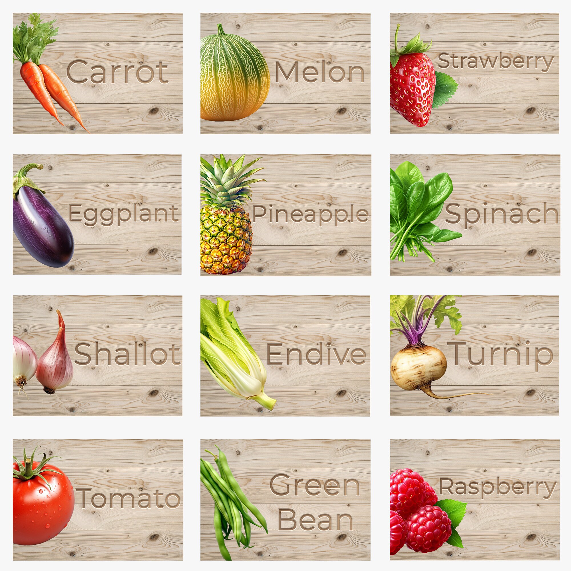 Printable Plant Garden Labels - Labels for Gardening - 300 DPI - Plant ...