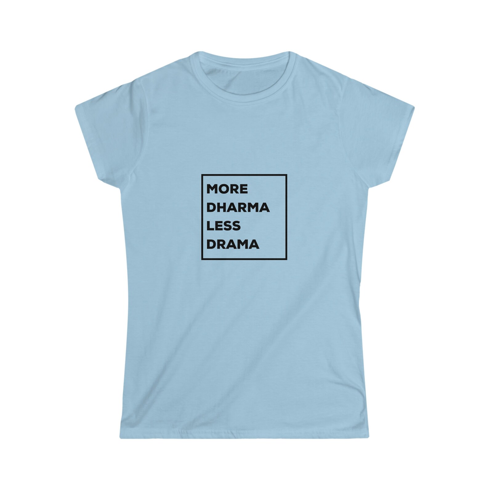 Women's More Dharma, Less Drama T-shirt - Etsy