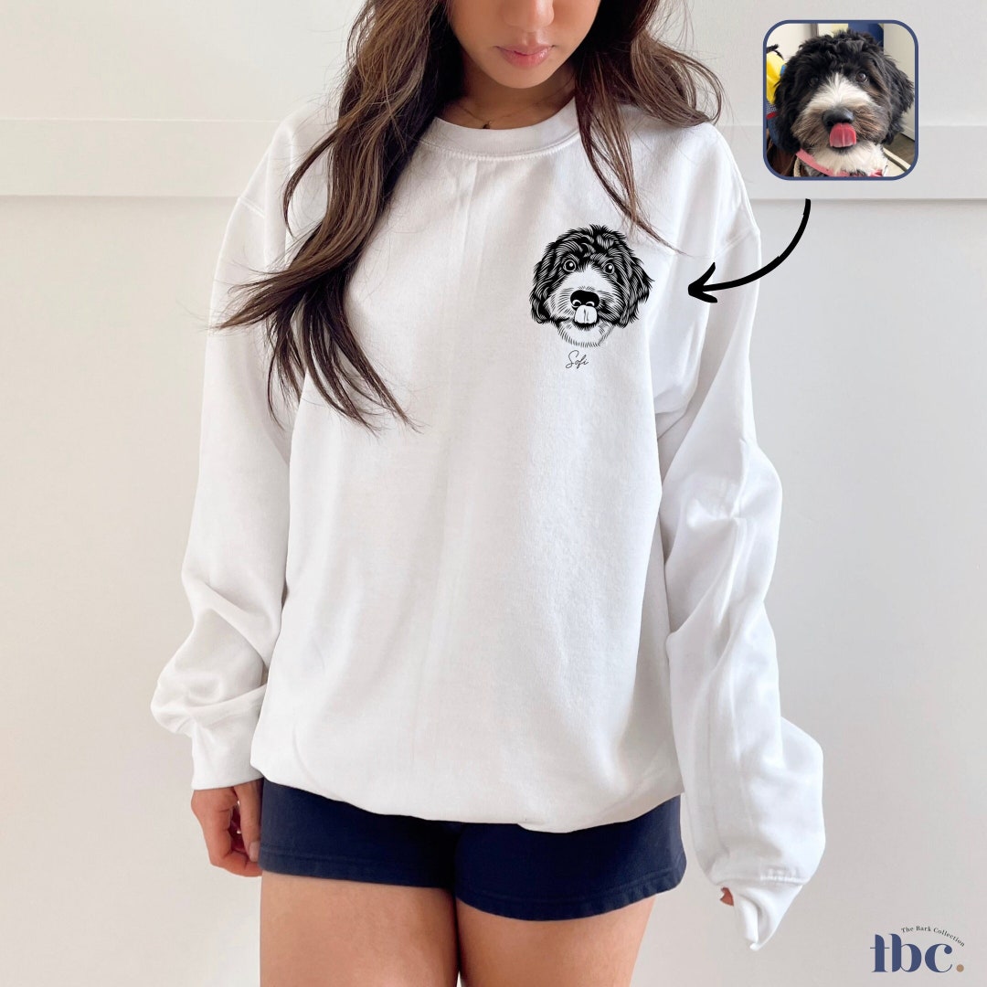 Custom Dog Sweatshirt, Custom Dog Sweater, Personalized Dog Sweatshirt ...