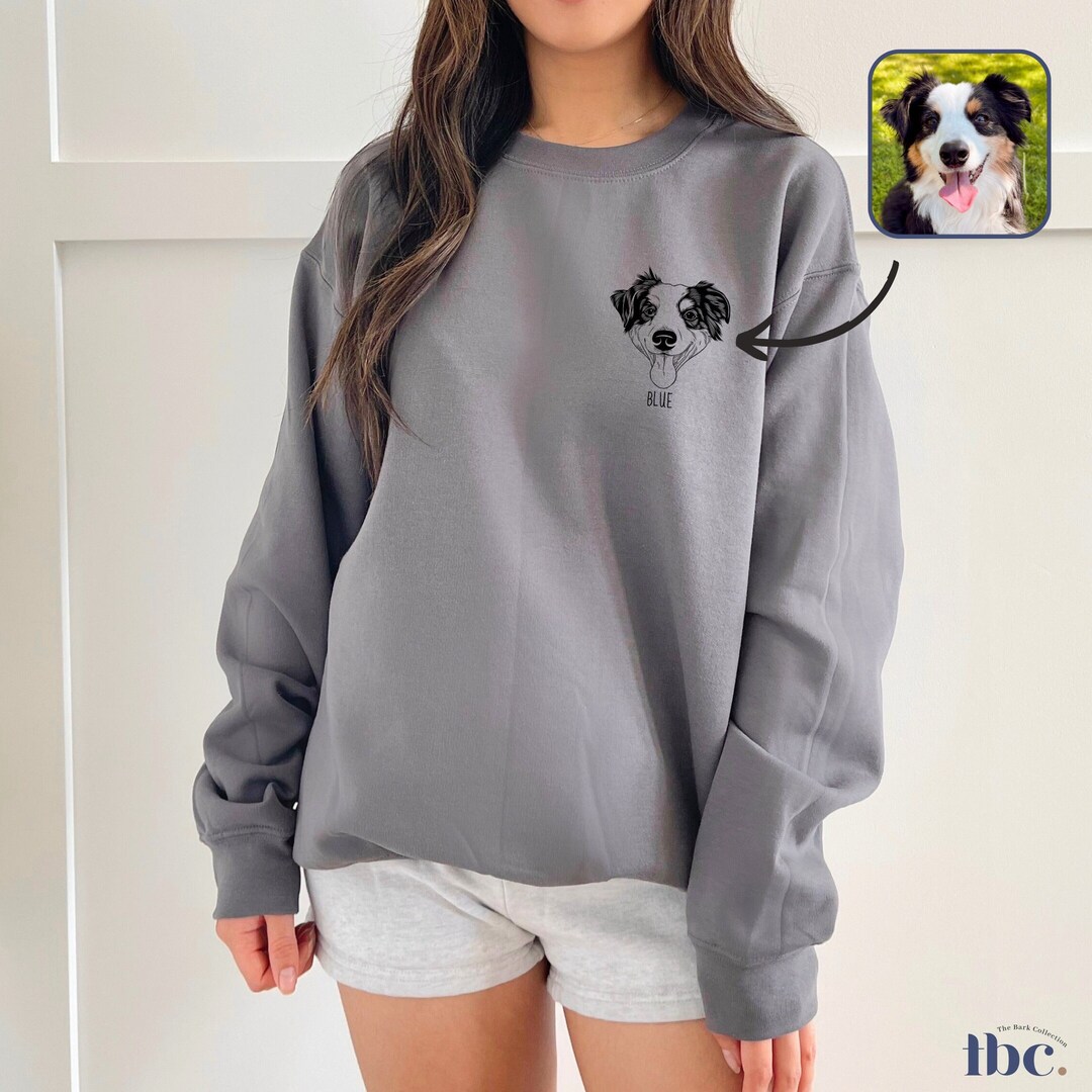 Custom Dog Sweatshirt, Custom Dog Sweater, Personalized Dog Sweatshirt ...