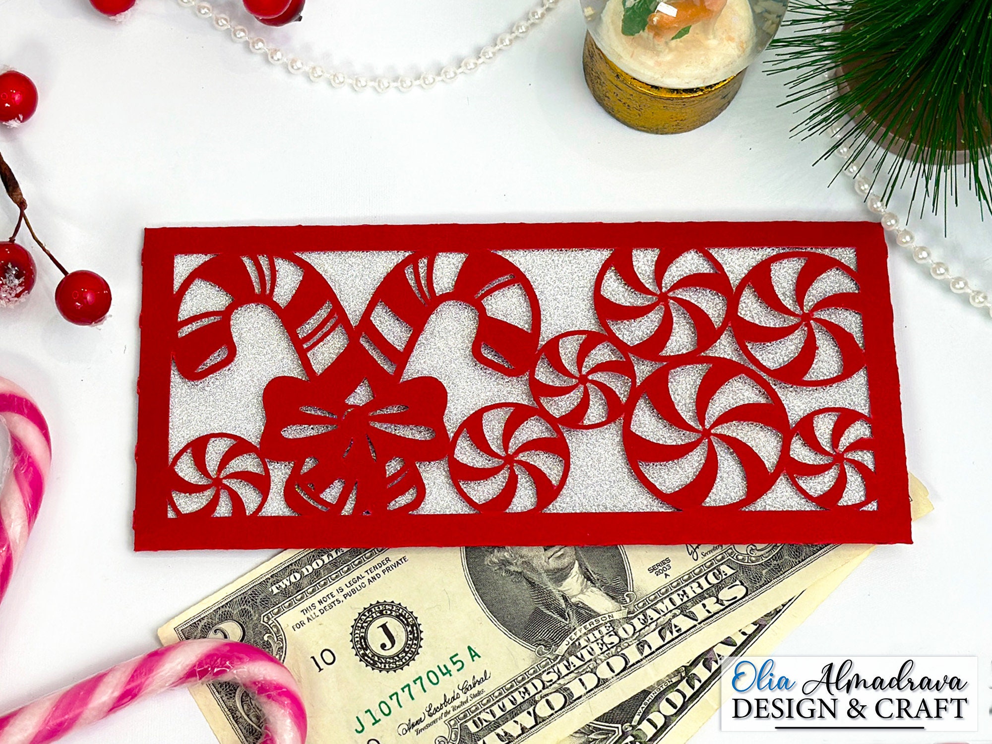 Christmas Money Wallet Cut File, Money Envelopes for Him or Her ...