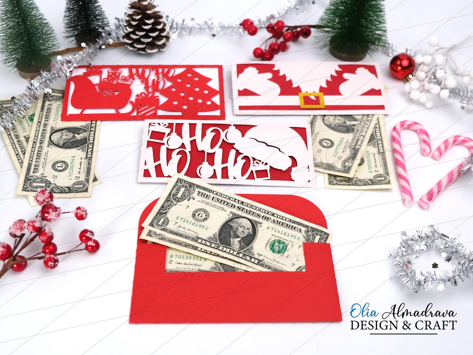 Christmas Money Wallet Cut Files, Xmas Money Gift for Him, Her From ...