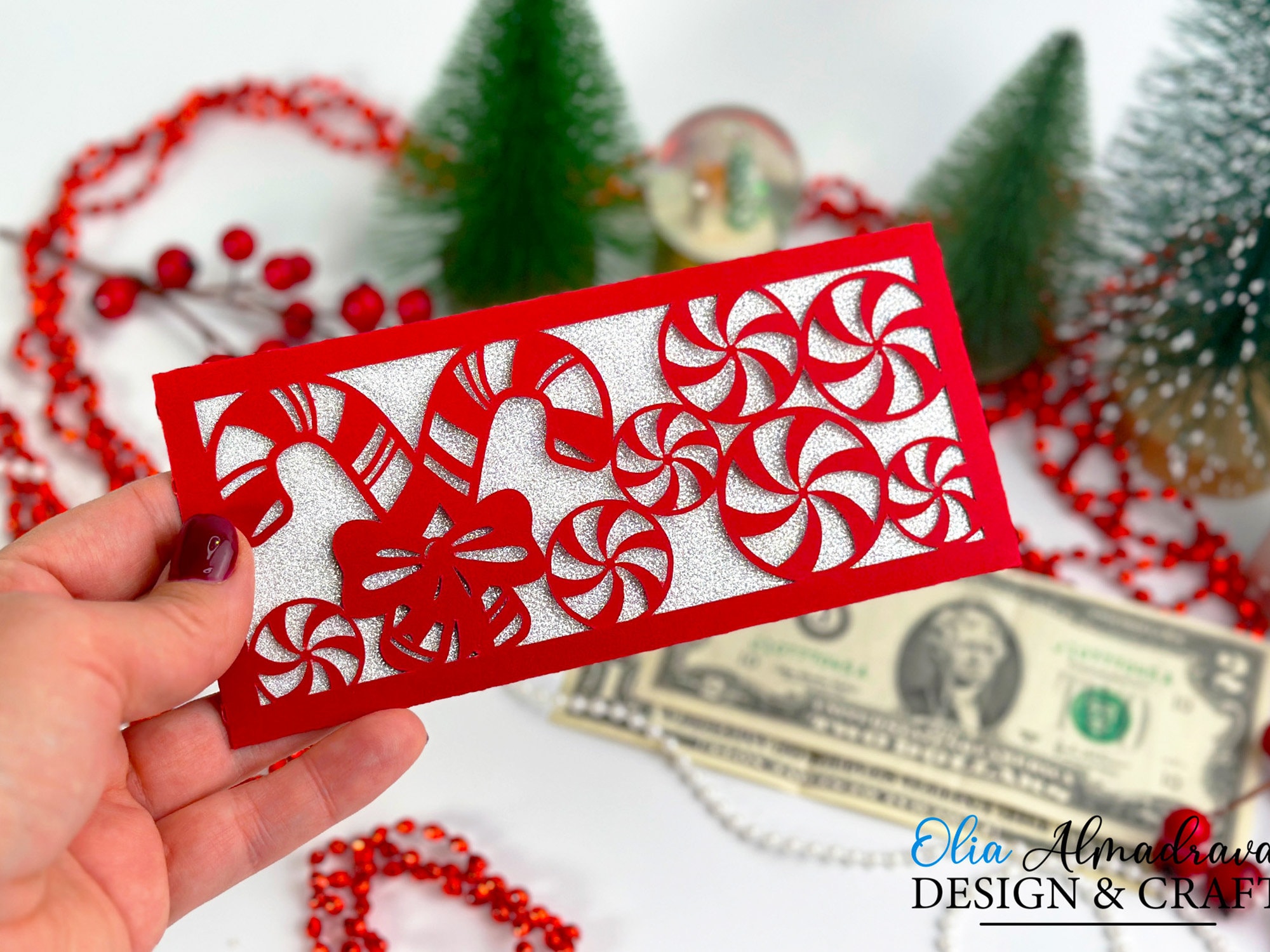 Christmas Money Wallet Cut File, Money Envelopes for Him or Her ...