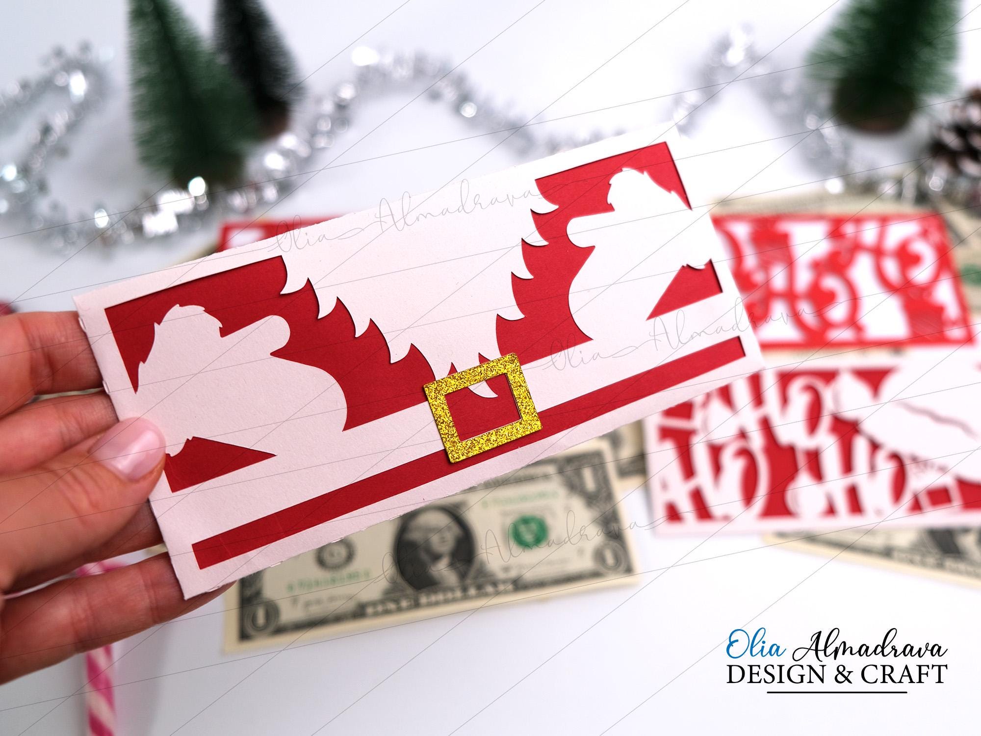 Christmas Money Wallet Cut Files, Xmas Money Gift for Him, Her From ...