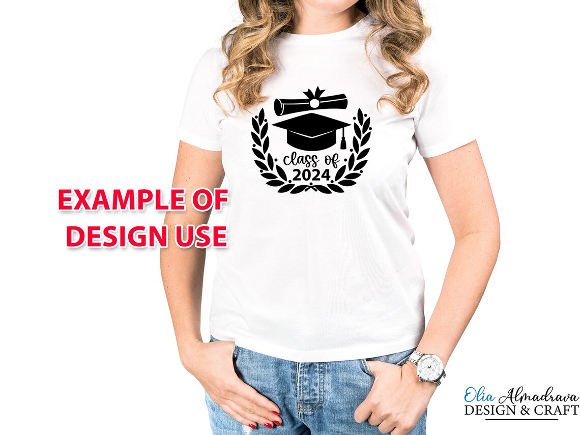 Digital Svg Designs Graduation 2024, Senior 2024 T Shirt Print With Cap ...