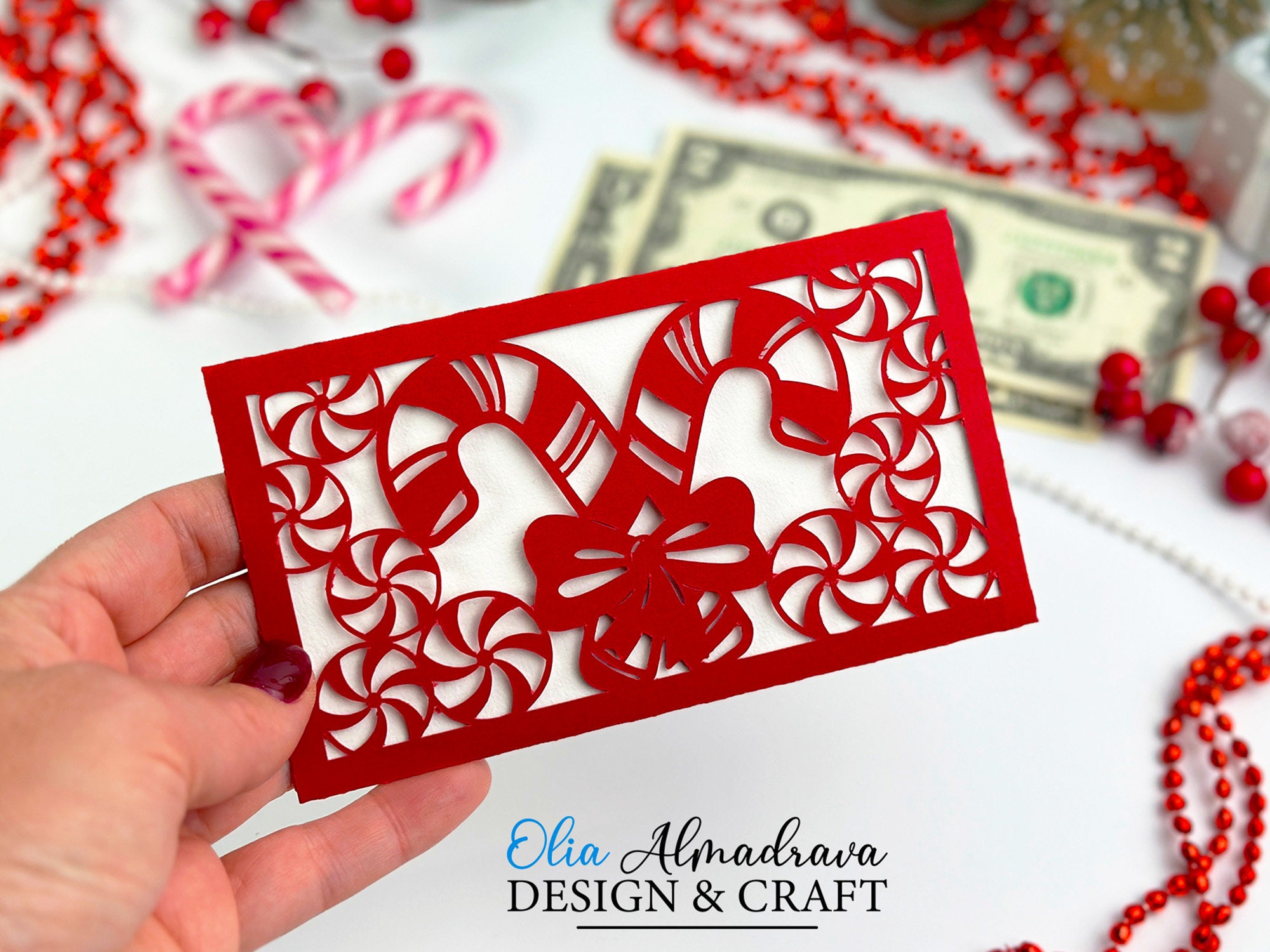 Christmas Money Wallet Cut File, Money Envelopes for Him or Her ...