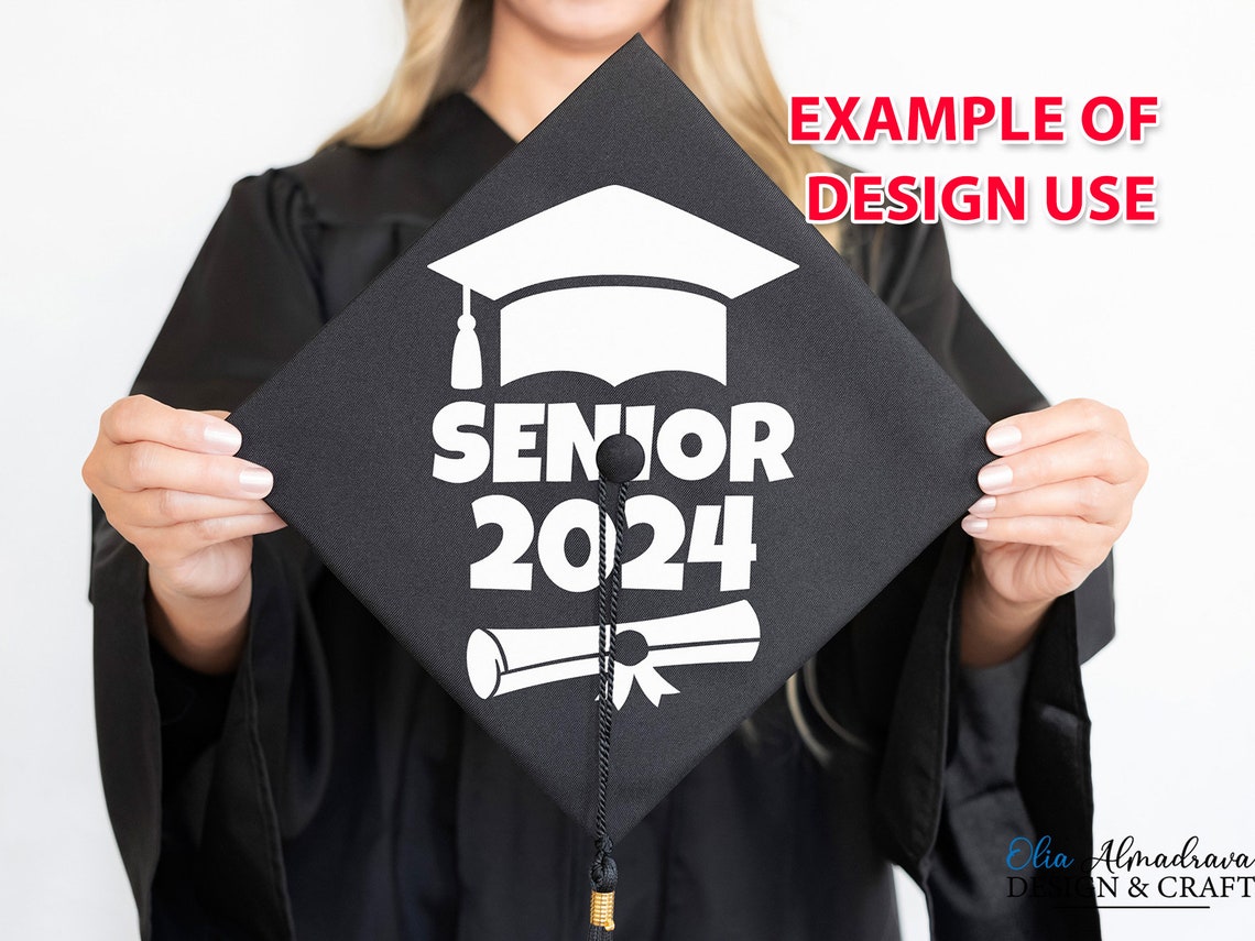 Digital Svg Designs Graduation 2024, Senior 2024 T Shirt Print With Cap ...