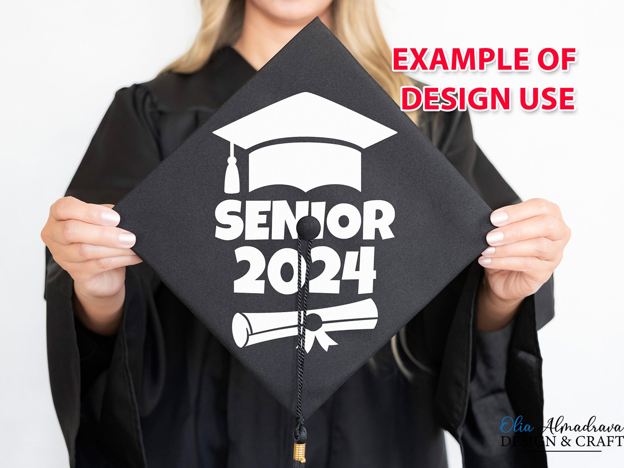Digital Svg Designs Graduation 2024, Senior 2024 T Shirt Print With Cap ...