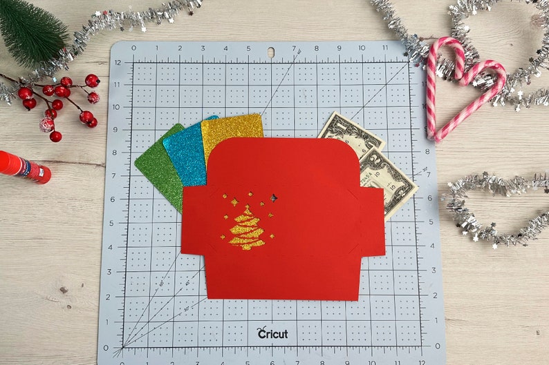 Cut File Money Envelopes for Gifts Christmas Money Cash Holder Svg ...