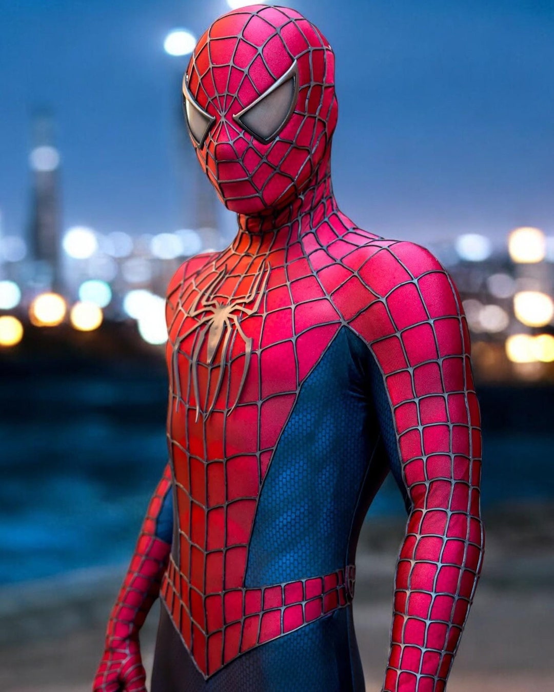 Buy Spiderman Sam Raimi Сostume, Custom Superhero Spider Man Outfit ...