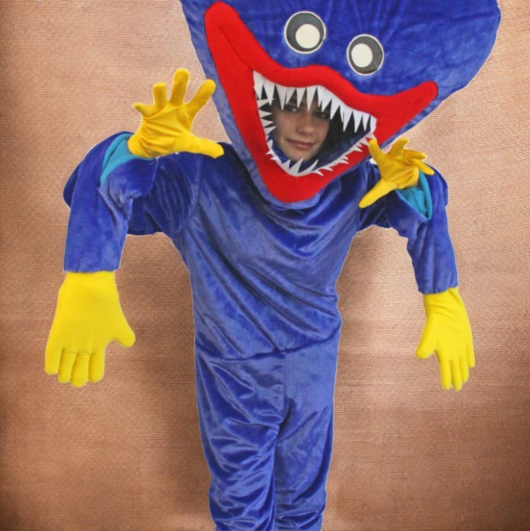 Huggy Wuggy Mascot Poppy Playtime Inspired Cosplay Costume - Etsy UK