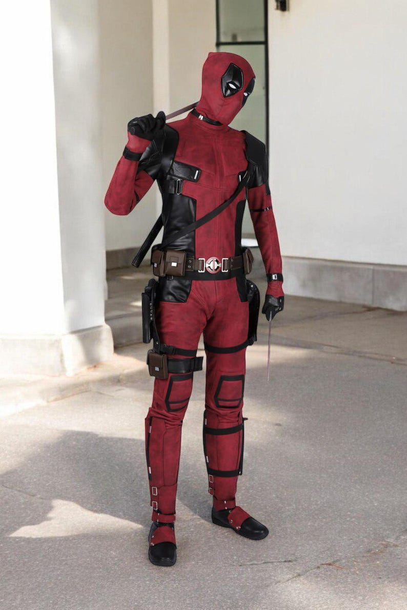 Deadpool Costume, Custom Superhero Outfit, Handmade Cosplay, Deadpool ...