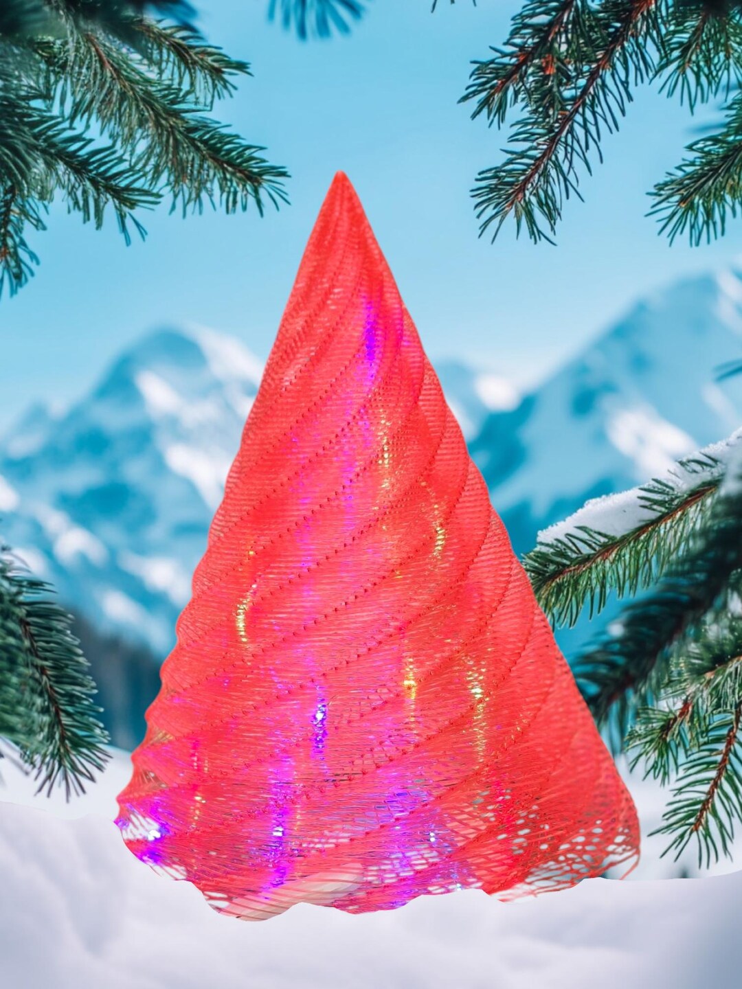 3D Printed Vortex Christmas Trees - Etsy