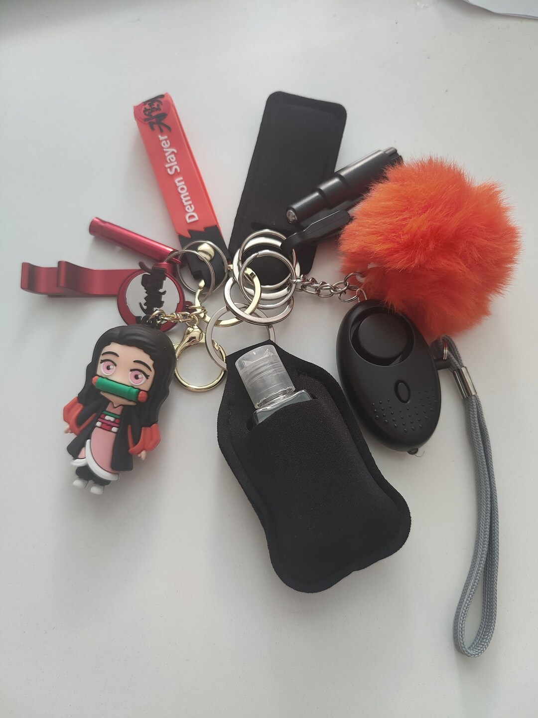 Pinky Perfect ' Demon Slayer Nezuko Kamado Safety Key Chain - Etsy