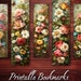 Vintage Floral Bookmarks Set of 10 Printable Bookmark for Book Lover or ...