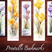 Spring Flower Bookmark Digital Spring Bookmark for Book Lovers ...