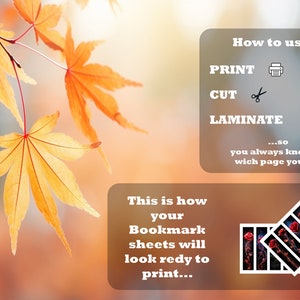 Red Rose Printable Bookmark for Book Lovers or Readers Printable ...