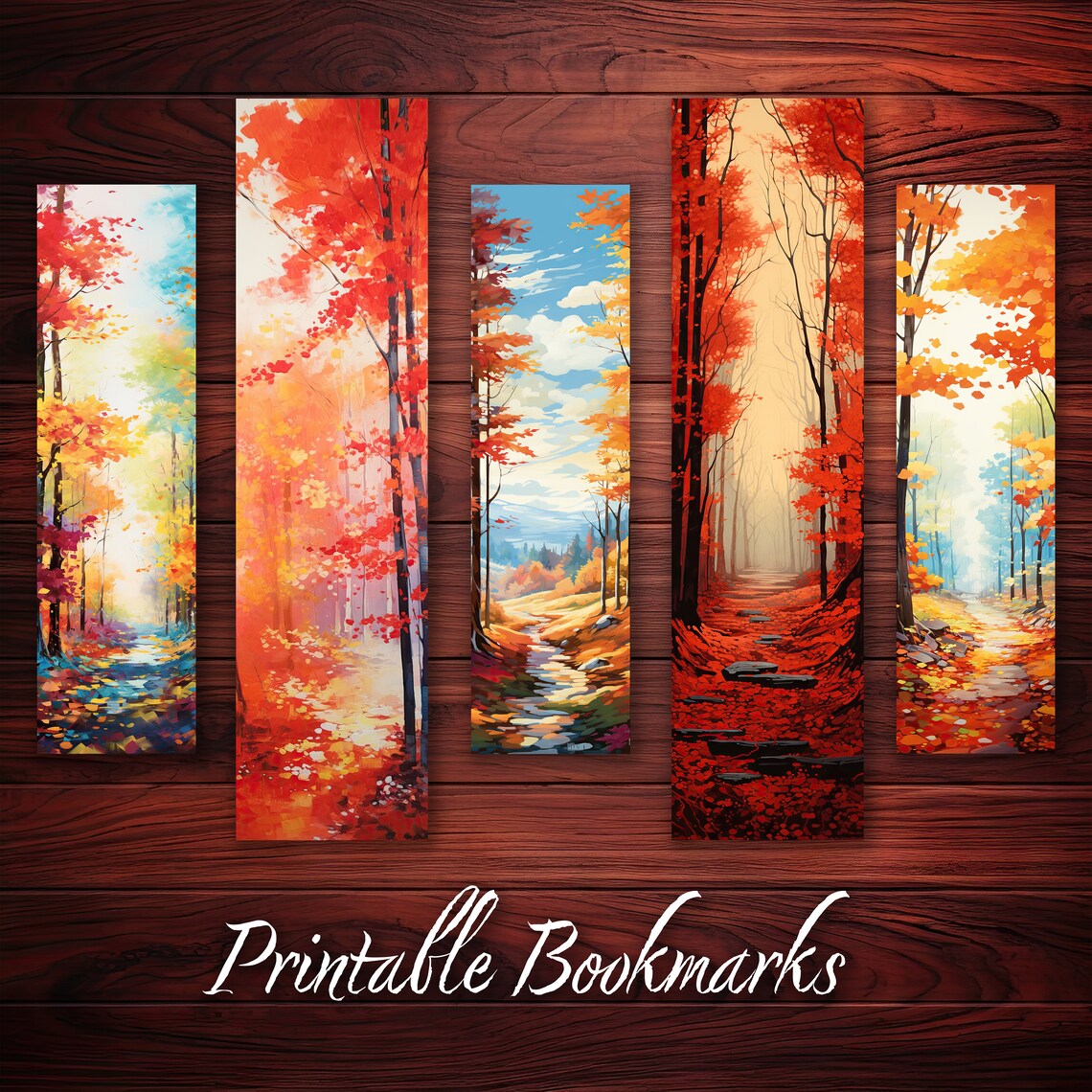 10 X Bookmark Digital Bookmark for Booklover Printable Bookmark Set ...