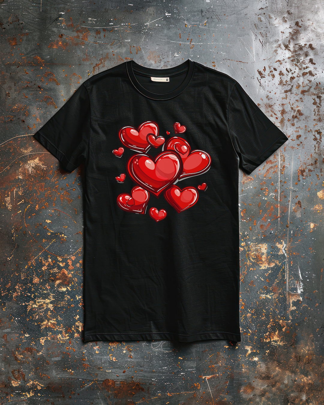 Red Hearts PNG T-shirt Design – Instant Digital Download PNG DIY ...