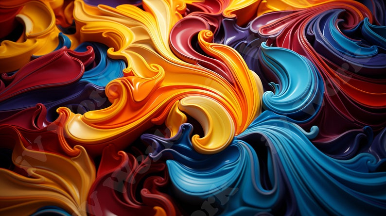 Abstract Colorful 3D Backgrounds, Full HD, 16:9 for Your PC Desktop ...