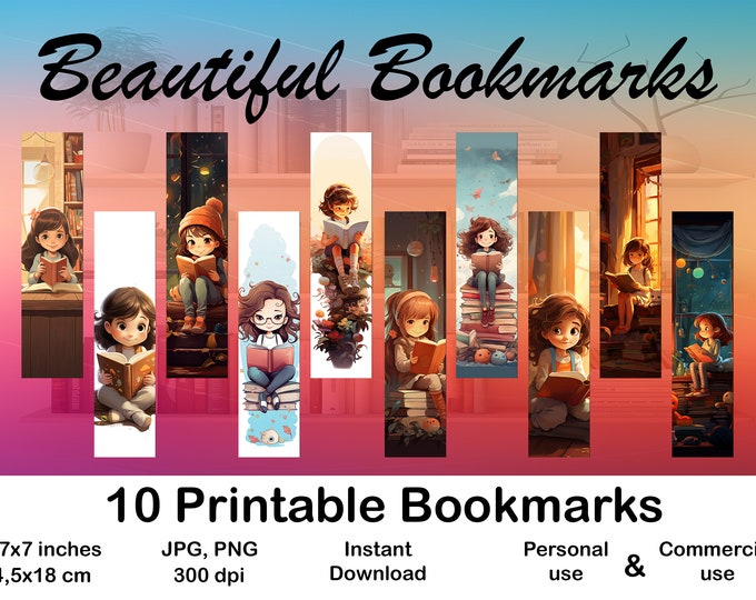 50 CUBISM Printable Bookmarks/ Digital Bookmark/design Bookmarks ...