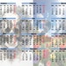 Printable Calendar 2024 PDF and PNG Format,transparent PNG Calendar for ...