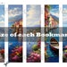 Spring Printable Bookmark for Book Lover Printable Bookmark Set Digital ...