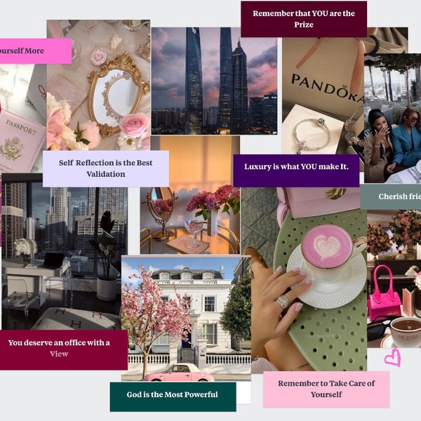 Custom Digital Vision Boards - Etsy