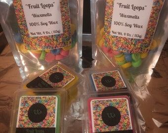 Fruit Loops Shaped and Scented Wax Embeds Pack of Wax Embeds 9oz Bag Wax Melt Embed for Candles ...