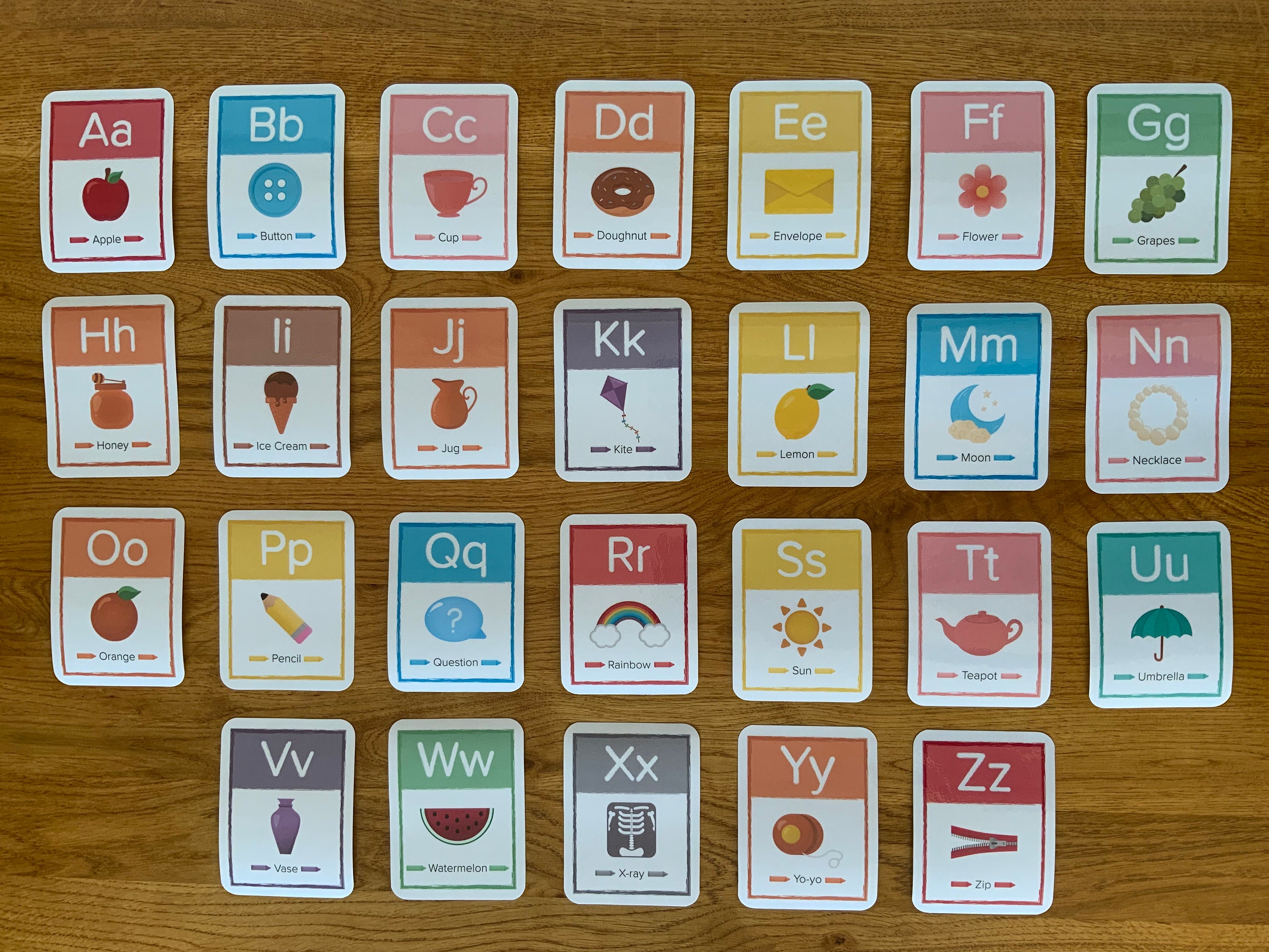 Alphabet Flashcards, ABC Flashcards, Homeschool, Toddler Activity ...