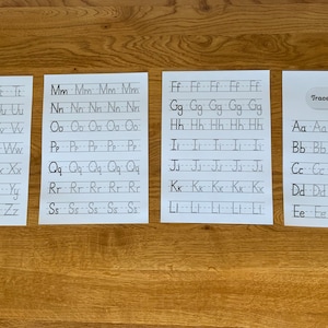 Alphabet Tracing, Hand Writing Practice, ABC Tracing, Alphabet ...