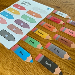 Colour Matching, Toddler Activity, Colour Matching Game, Colour Sorting ...