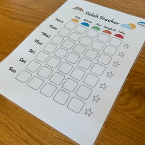 Salah Tracker, Prayer Tracker, Prayer Chart for Kids, Habit Tracker ...