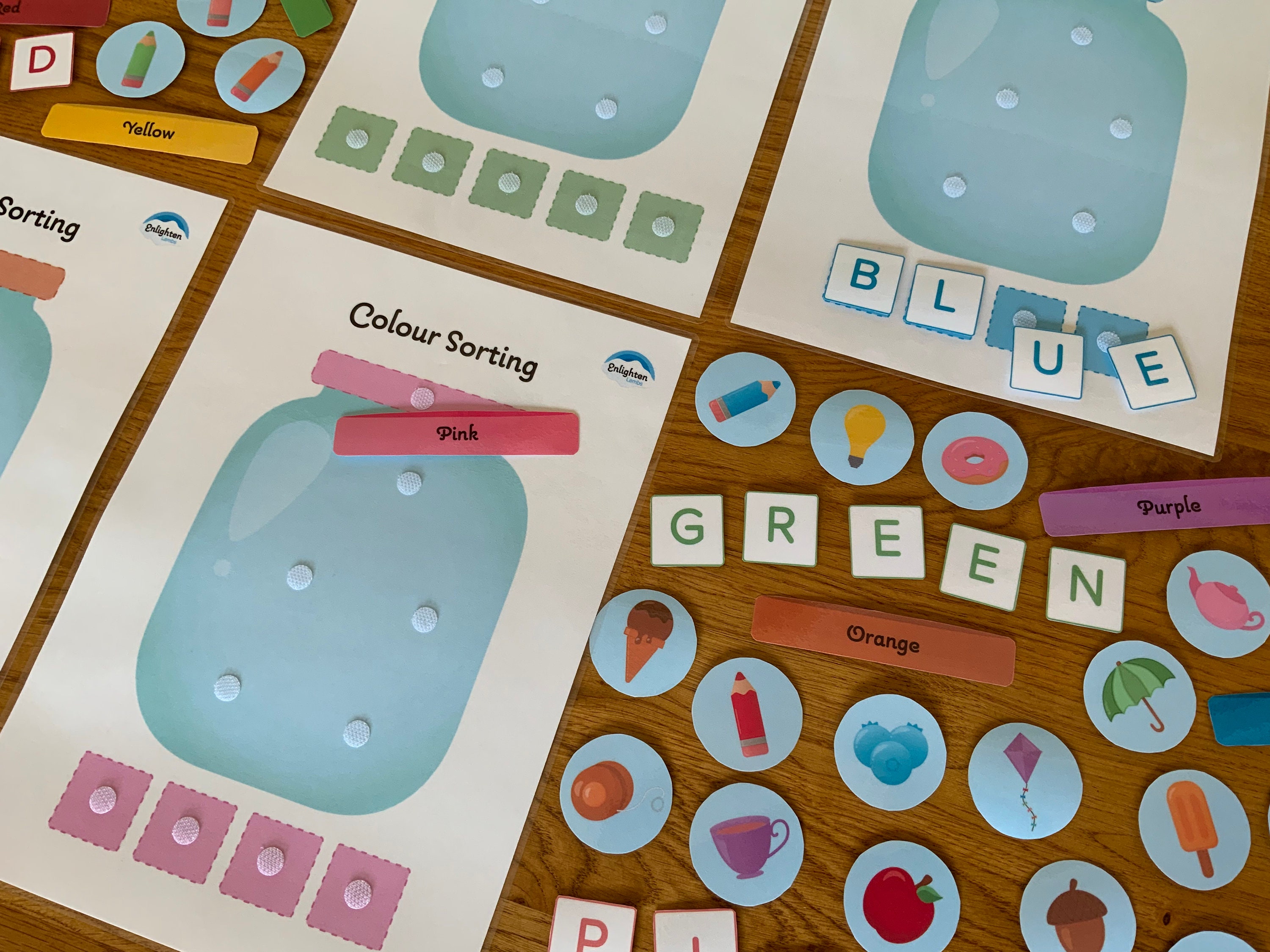 Colour Matching, Toddler Activity, Colour Matching Game, Colour Sorting ...