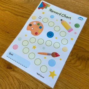 Reward Chart, Behaviour Chart, Goal Chart, Kids Reward Chart, Sticker ...