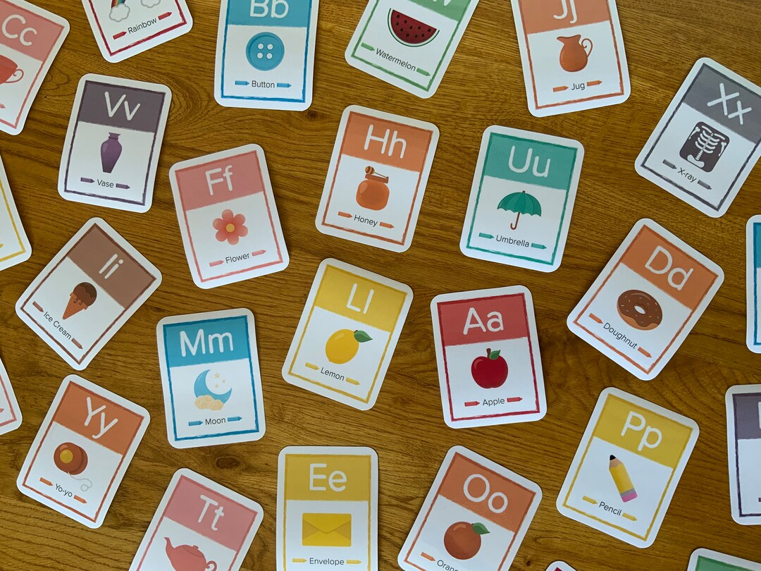 Alphabet Flashcards, ABC Flashcards, Homeschool, Toddler Activity ...