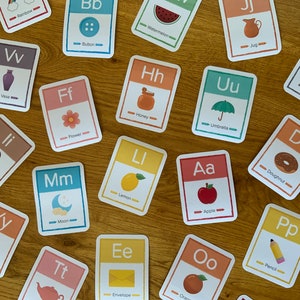 Alphabet Flashcards, ABC Flashcards, Homeschool, Toddler Activity ...