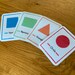 Shapes Flash Cards, Learning Shapes, Toddler Activity, Homeschool ...