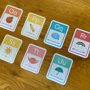 Alphabet Flashcards, ABC Flashcards, Homeschool, Toddler Activity ...