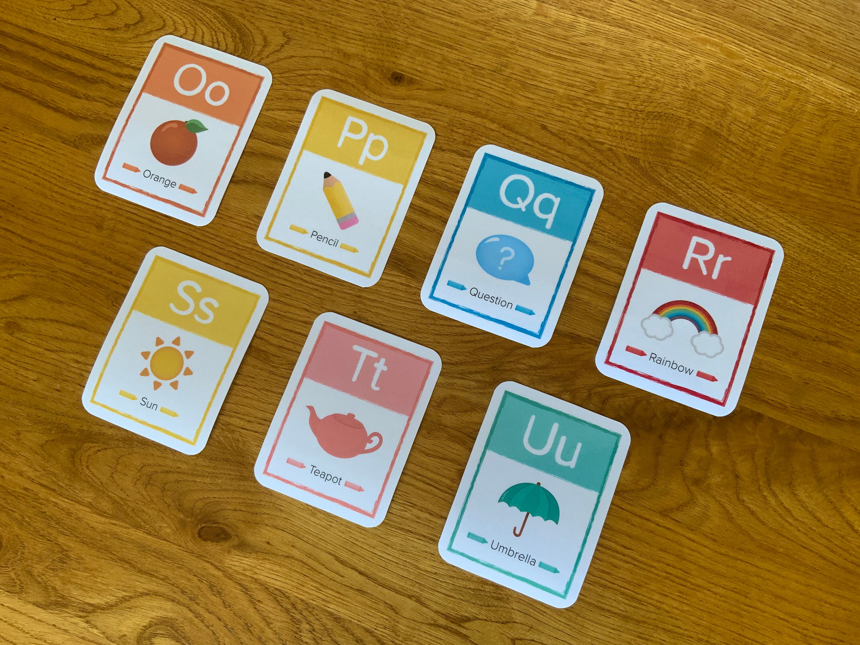 Alphabet Flashcards, ABC Flashcards, Homeschool, Toddler Activity ...