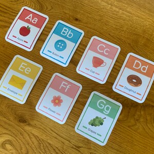 Alphabet Flashcards, ABC Flashcards, Homeschool, Toddler Activity ...
