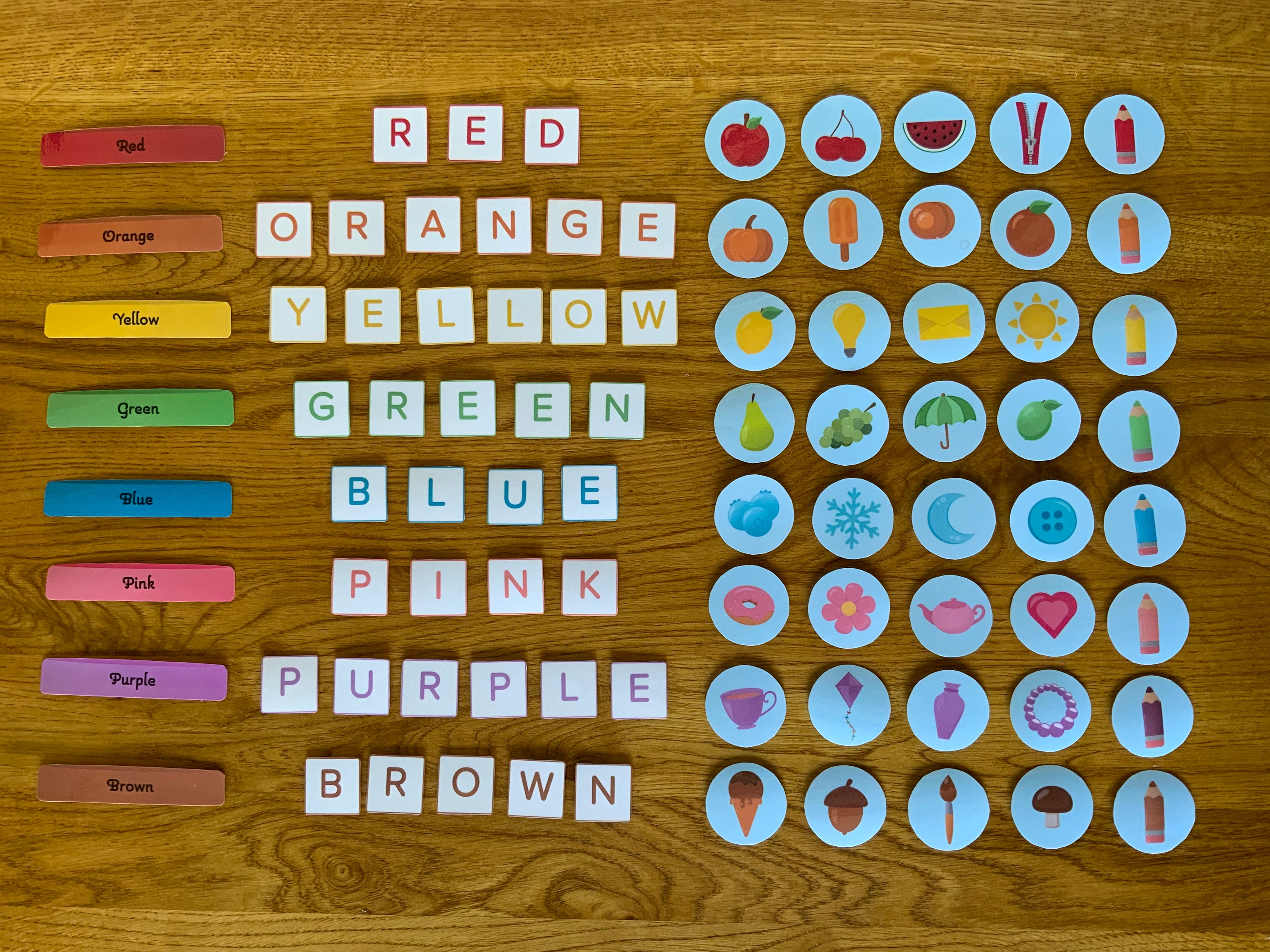 Colour Matching, Toddler Activity, Colour Matching Game, Colour Sorting ...