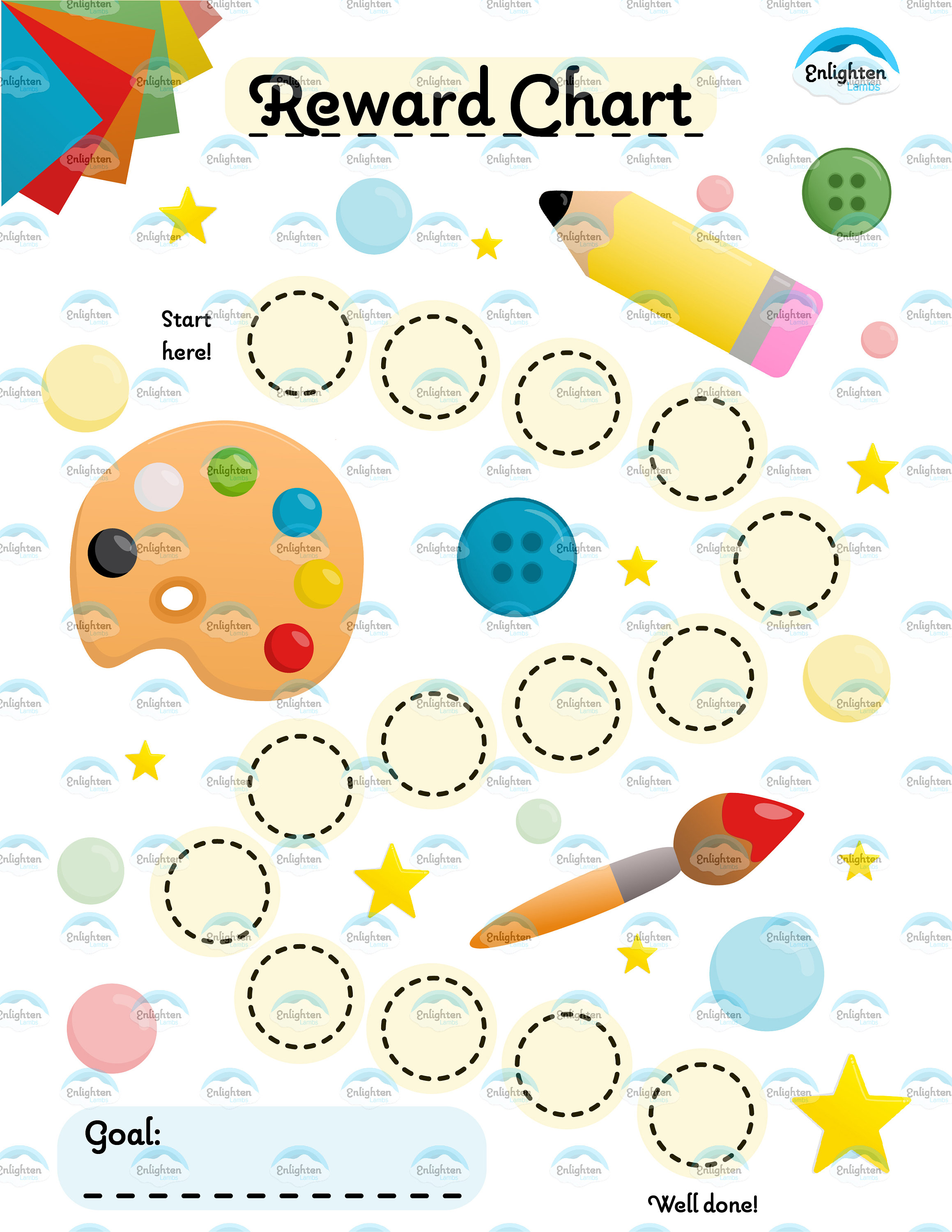 Reward Chart, Behaviour Chart, Goal Chart, Kids Reward Chart, Sticker ...