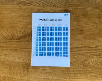 Multiplication Chart, Multiplication Square, Times Tables, Math ...