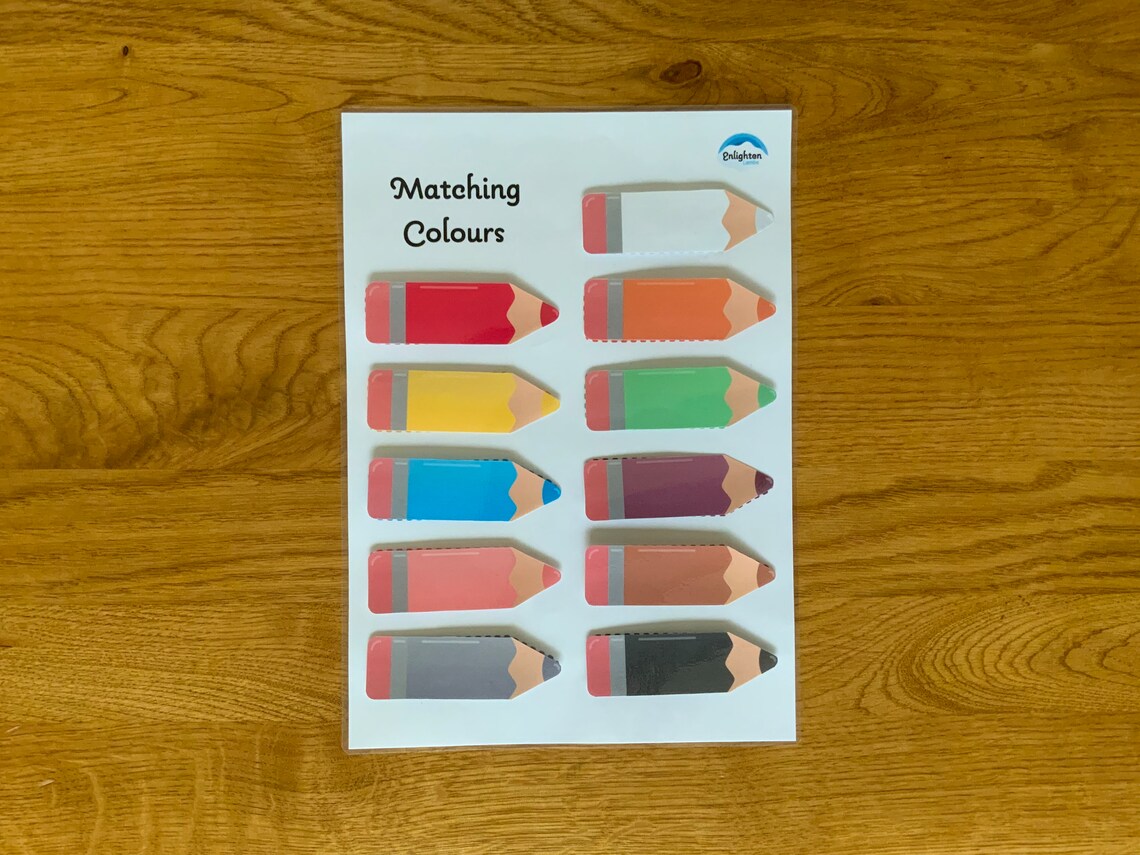 Colour Matching, Toddler Activity, Colour Matching Game, Colour Sorting ...